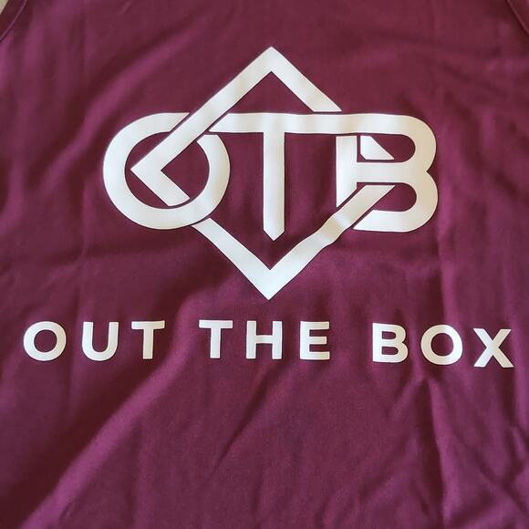 Augusta Sportswear | Shirts | Otb Out The Box Tank Mens Small Burgundy ...